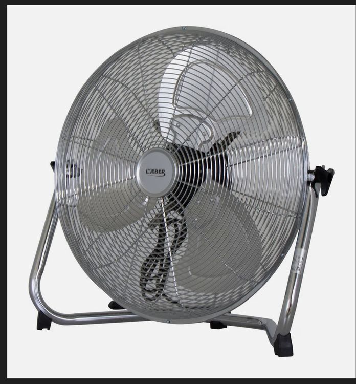 Weber BV90 Ventilator - Chrom, 3 Geschwindigkeiten | Kaufen auf Ricardo