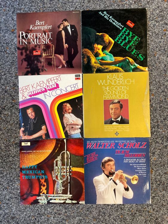 6 LP‘s Bert Karmpfert, Klaus Wunderlich usw. | Kaufen auf Ricardo