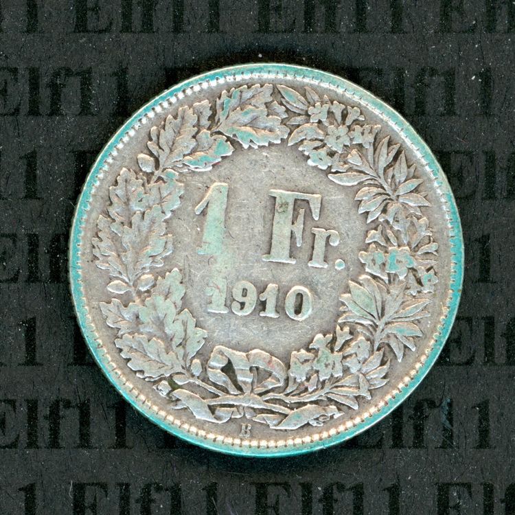 CHF___1.00 1910 -ss 1 Franken | Kaufen auf Ricardo