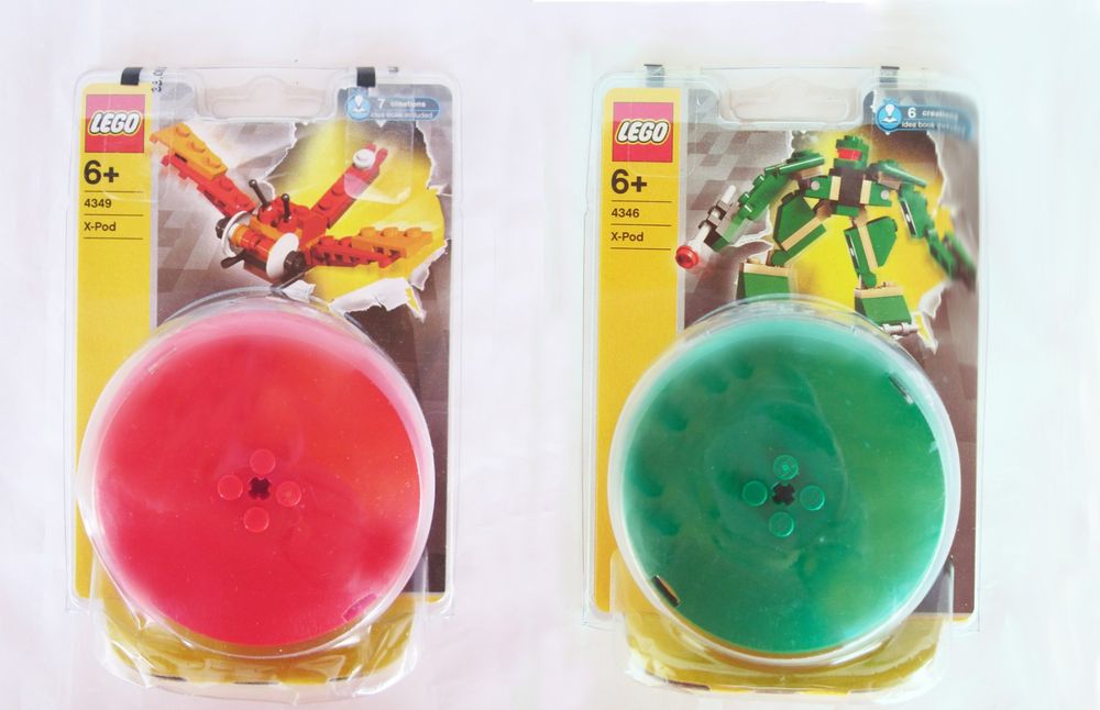 Lego X-Pod grün 4346 + rot 4349 Jahr 2004 originalverpackt | Kaufen auf ...