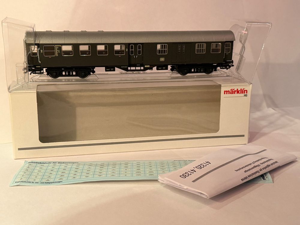 MÄRKLIN 41330 Spur H0: DB 90 017 Ffm, Umbauwagen, Ep.III (Neu (gemäss ...