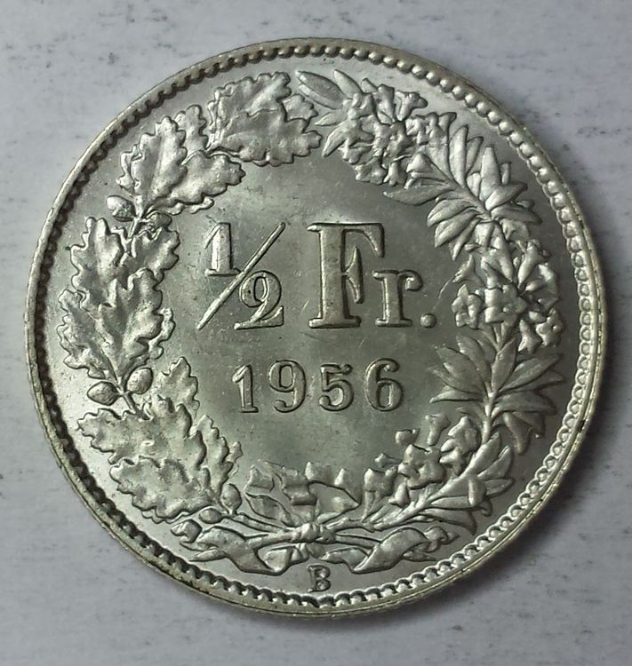 50 Rappen Münze 1956 (Gebraucht) in Luzern für CHF 6 – mit Lieferung ...