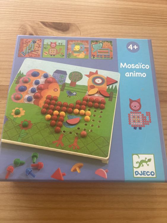 DJECO Mosaik Steckspiel "Mosaïco animo" ab 4J. (Neu (gemäss ...