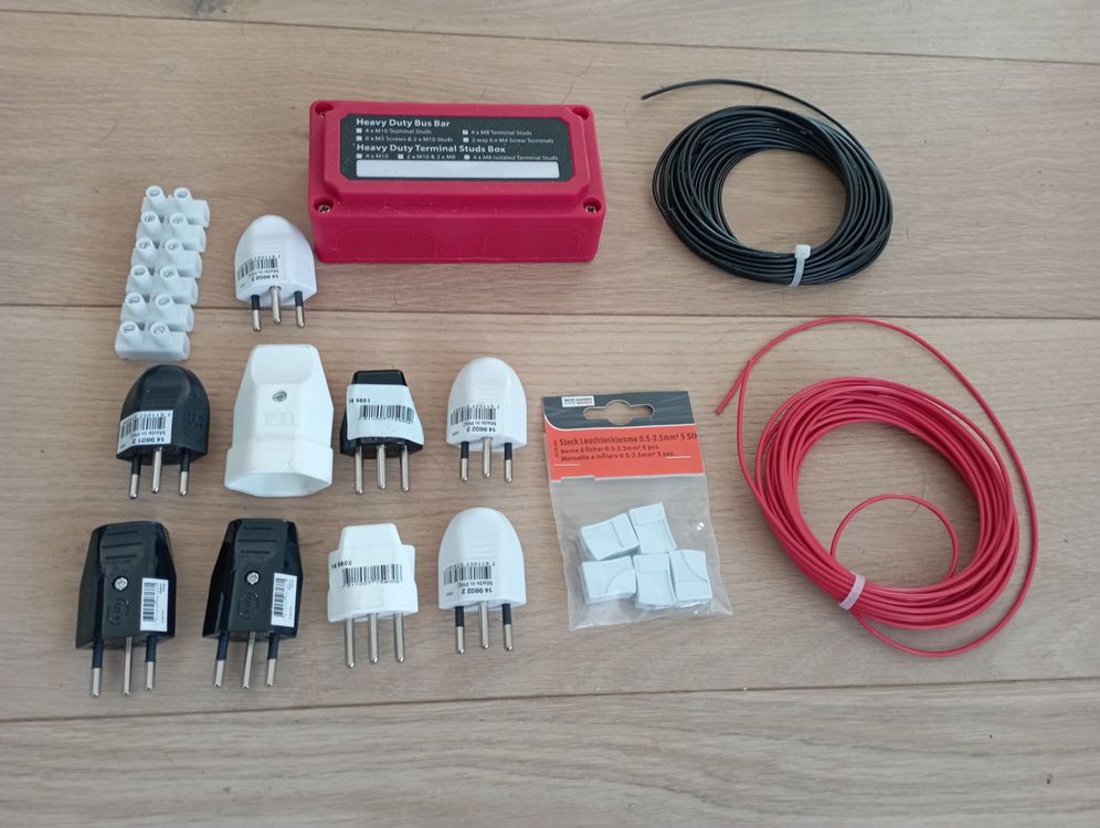 Elektromaterial - Auflöung - 220 Volt und 12 Volt (Neu) (Neu (gemäss ...