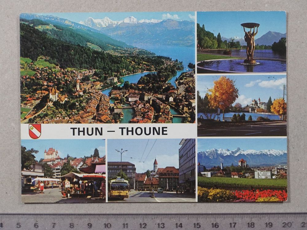 Thun, 6 Ansichten, 13.10.1978 (Gebraucht) in Lenzburg für CHF 2 – mit Lieferung auf Ricardo kaufen