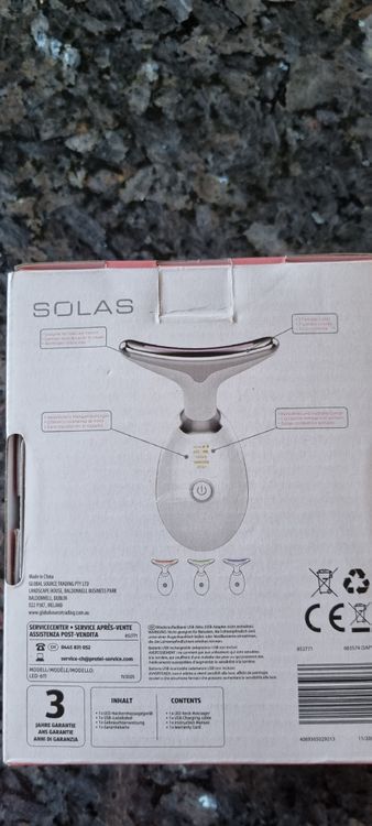 SOLAS LED Hals-Massagegerät - Entspannung für den Nacken!neu (Neu ...