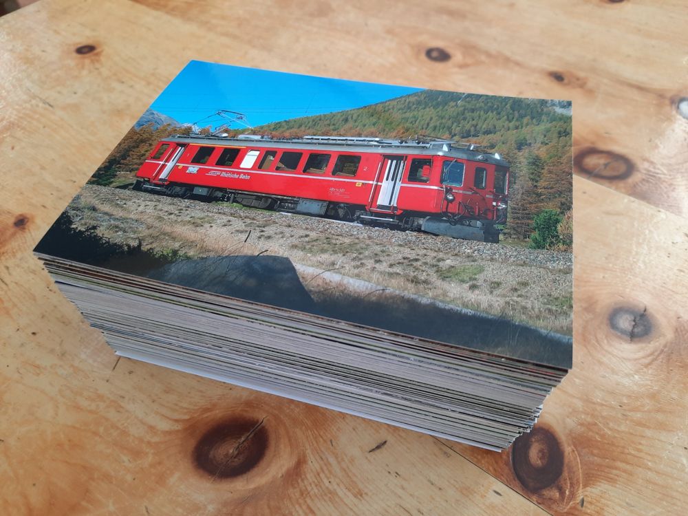 150 Postkarten RhB Rhätische Bahn (Gebraucht) in Bever für CHF 118 ...