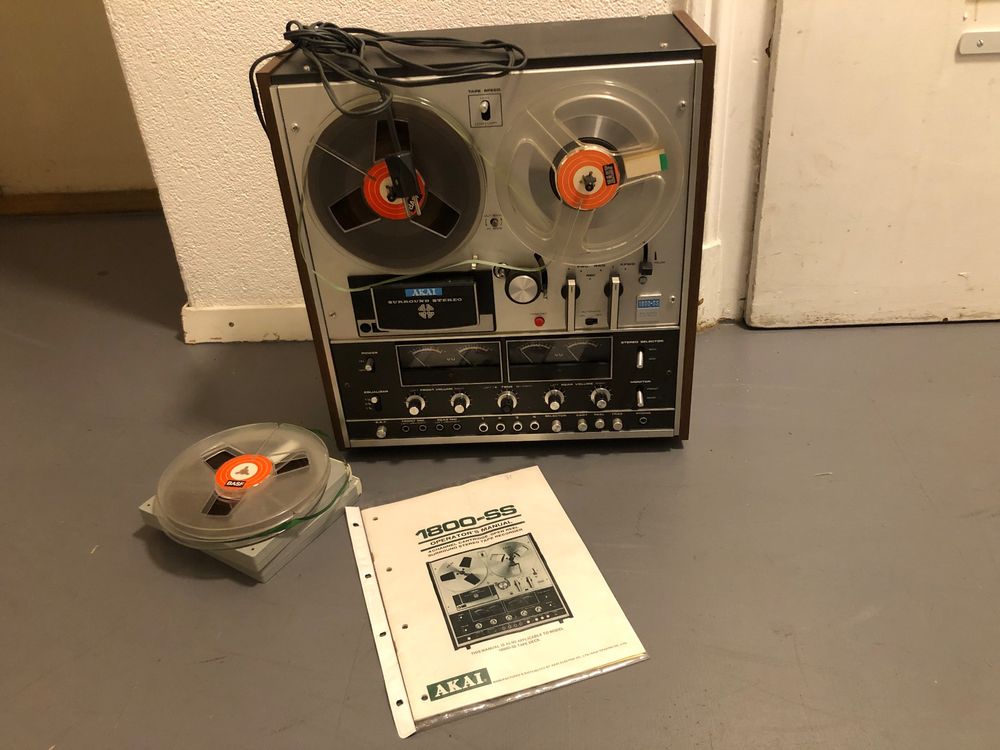 Akai 1800-SS 4 Channel Cartridge/Open Reel Tape recorder (Gebraucht) in ...