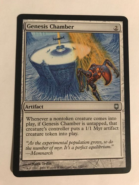 1 x Genesis Chamber MtG Magic | Kaufen auf Ricardo