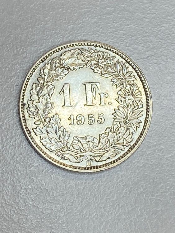 1 Fr. Silber Schweiz 1955 ss+ | Kaufen auf Ricardo