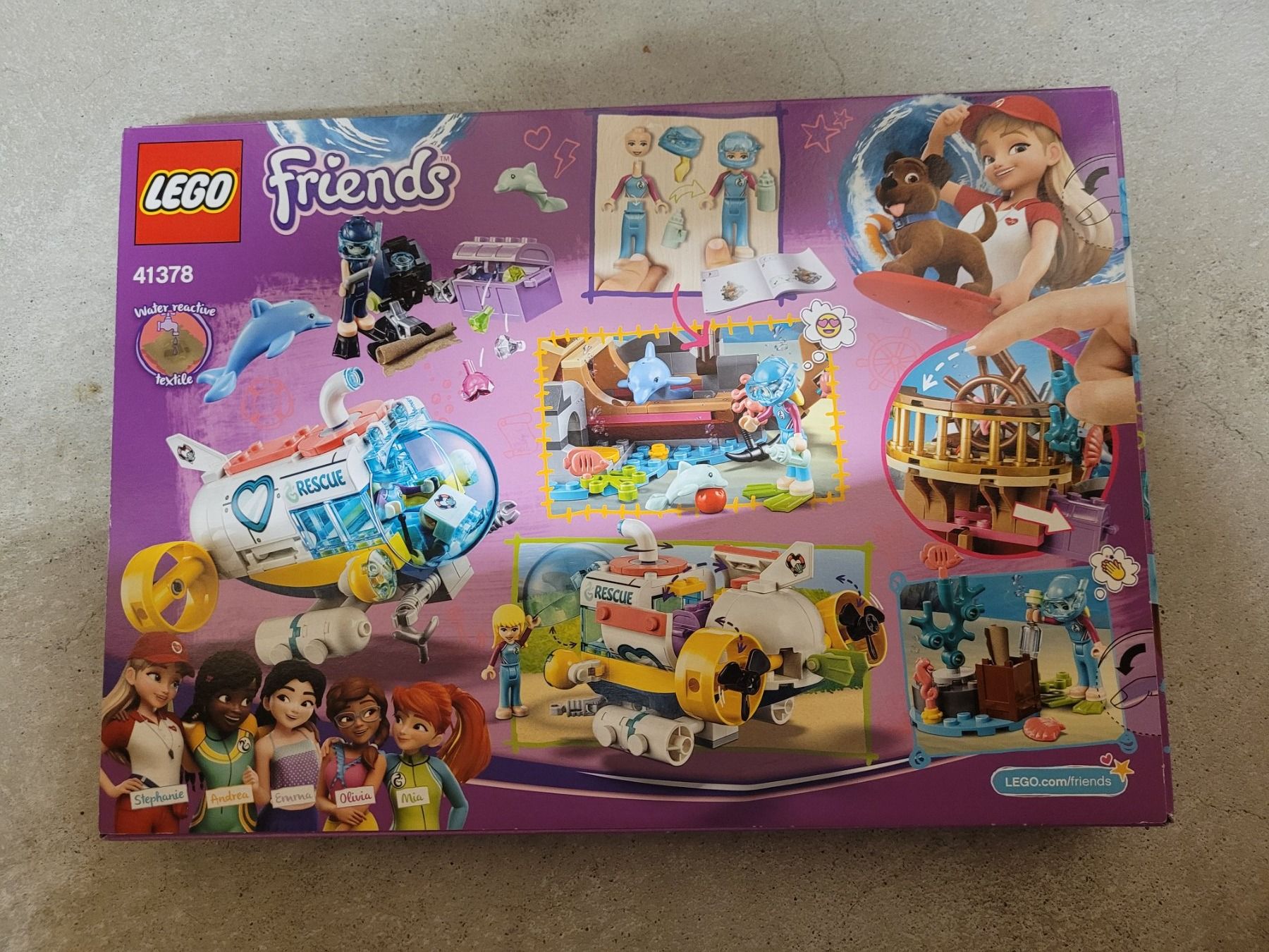 LEGO Friends Neu 41378 Rettungs-U-Boot für Delfine NP 58.90 (Neu und ...