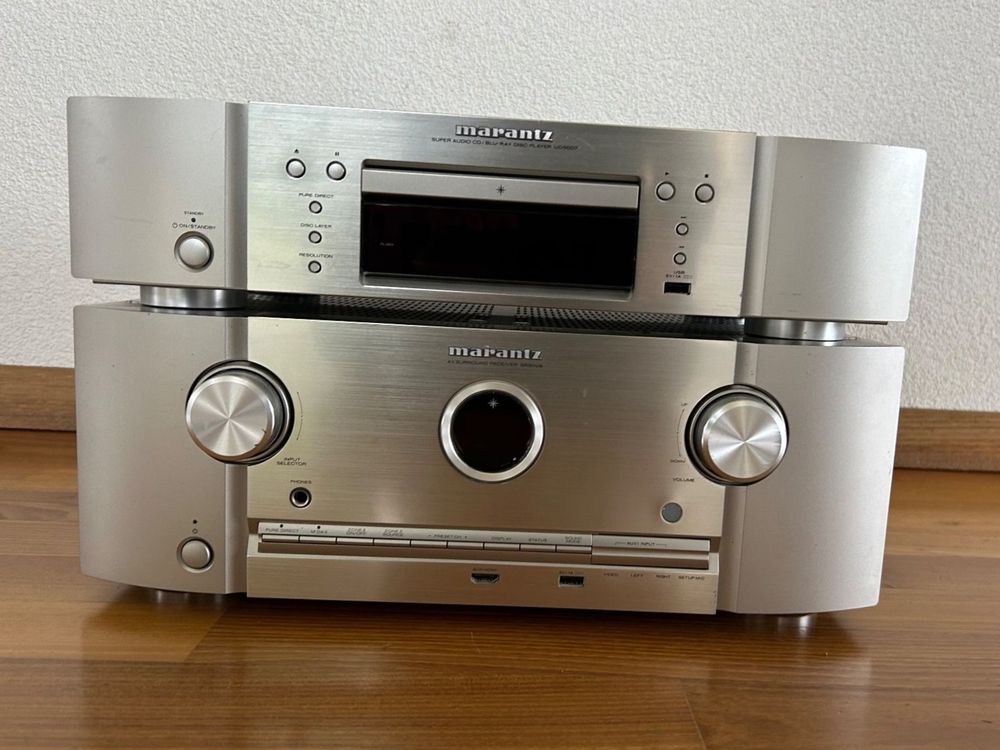 Marantz AV Surround Receiver + Audio CD/Blu-Ray Disc Player (Gebraucht ...