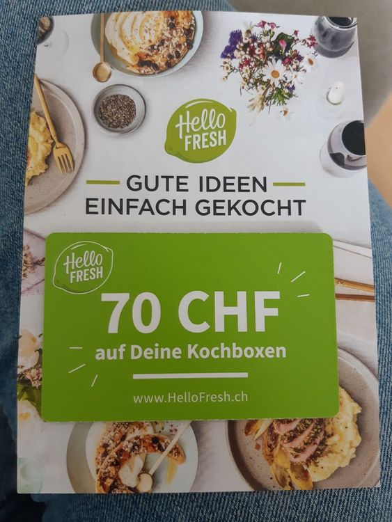 Gutschein HelloFresh Kochapp (Neu (gemäss Beschreibung)) in Elgg für CHF 3 – mit Lieferung auf ...