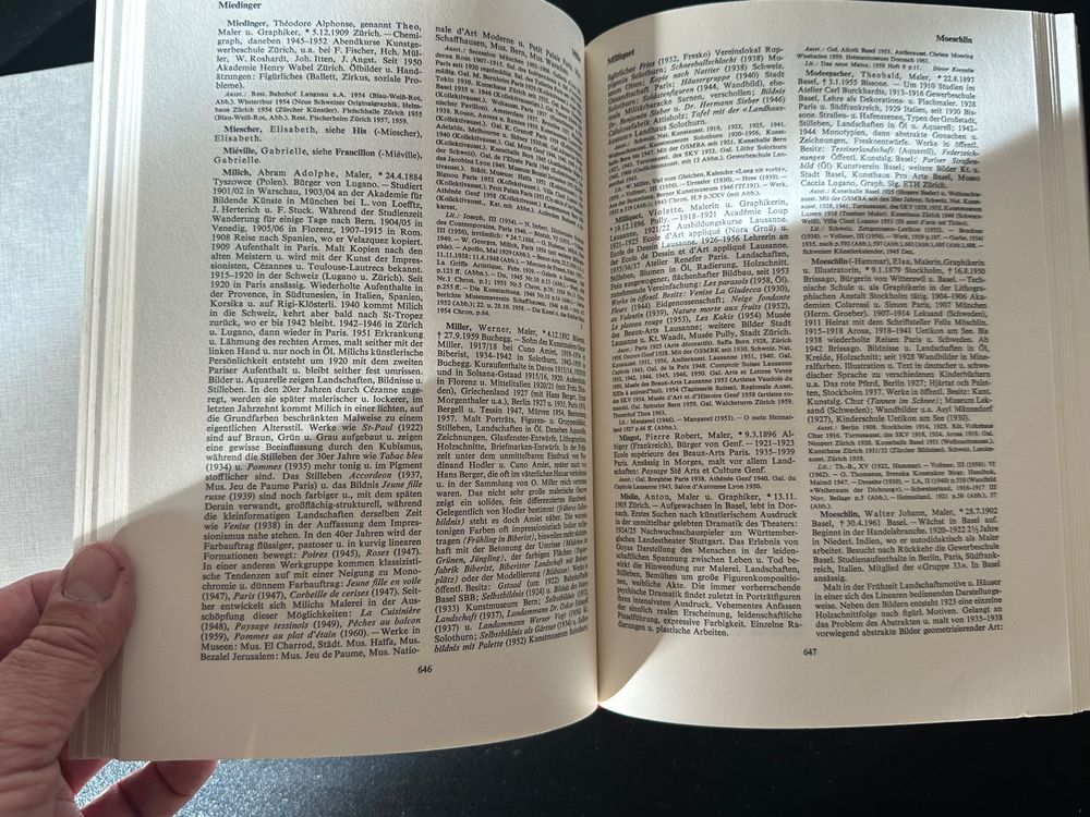 Künstlerlexikon der Schweiz XX Jahrhundert, Band I und II (Gebraucht ...