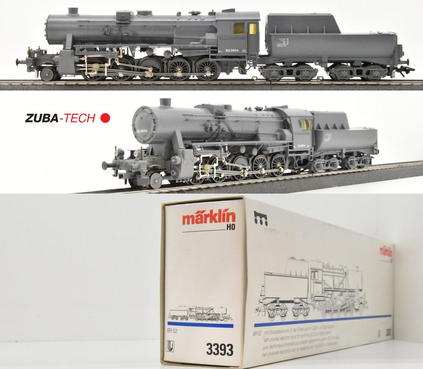 Märklin 3393Dampflok BR 52 der DRG,H0 WS Delta, mit OVP (Gebraucht) in ...