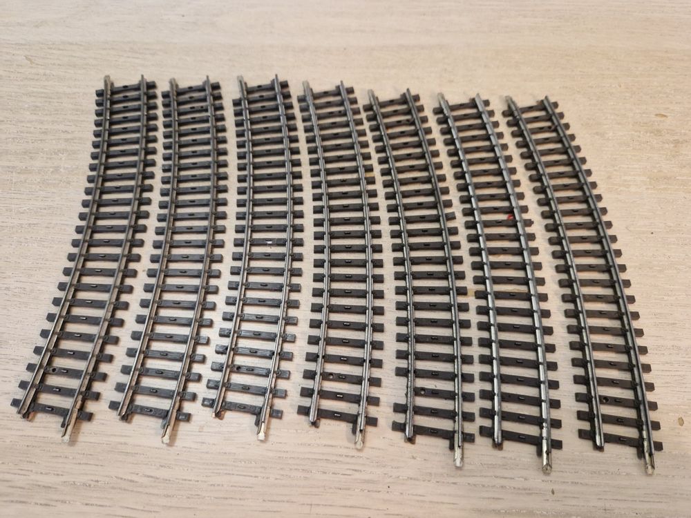 Märklin 7 x 2132 Gebogenes gleis K H0 (Gebraucht) in St-Aubin-Sauges für CHF 7 – mit Lieferung ...