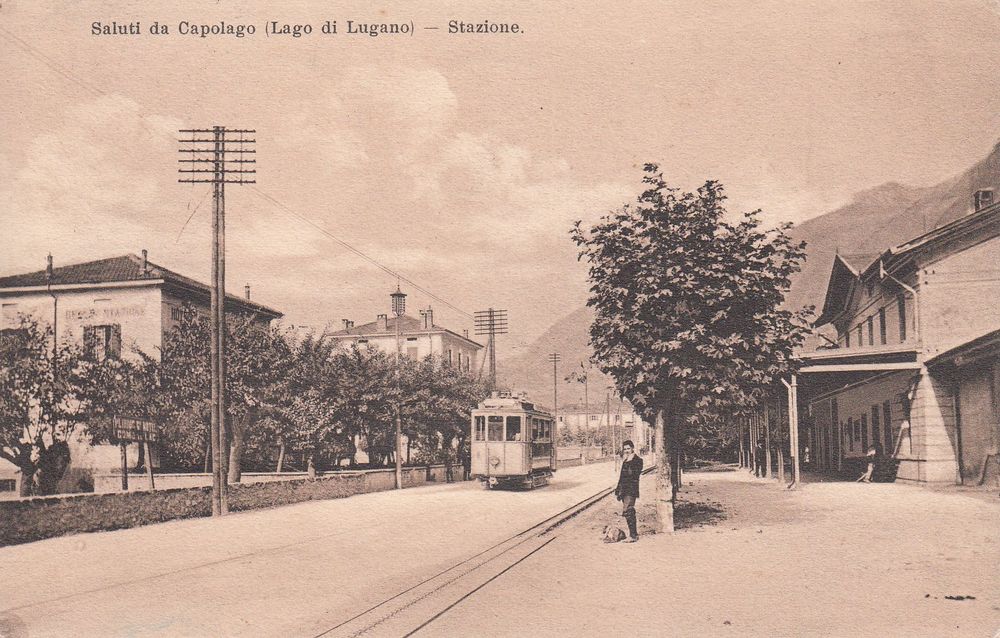 AK Capolago Stazione con Tram 1912 | Kaufen auf Ricardo