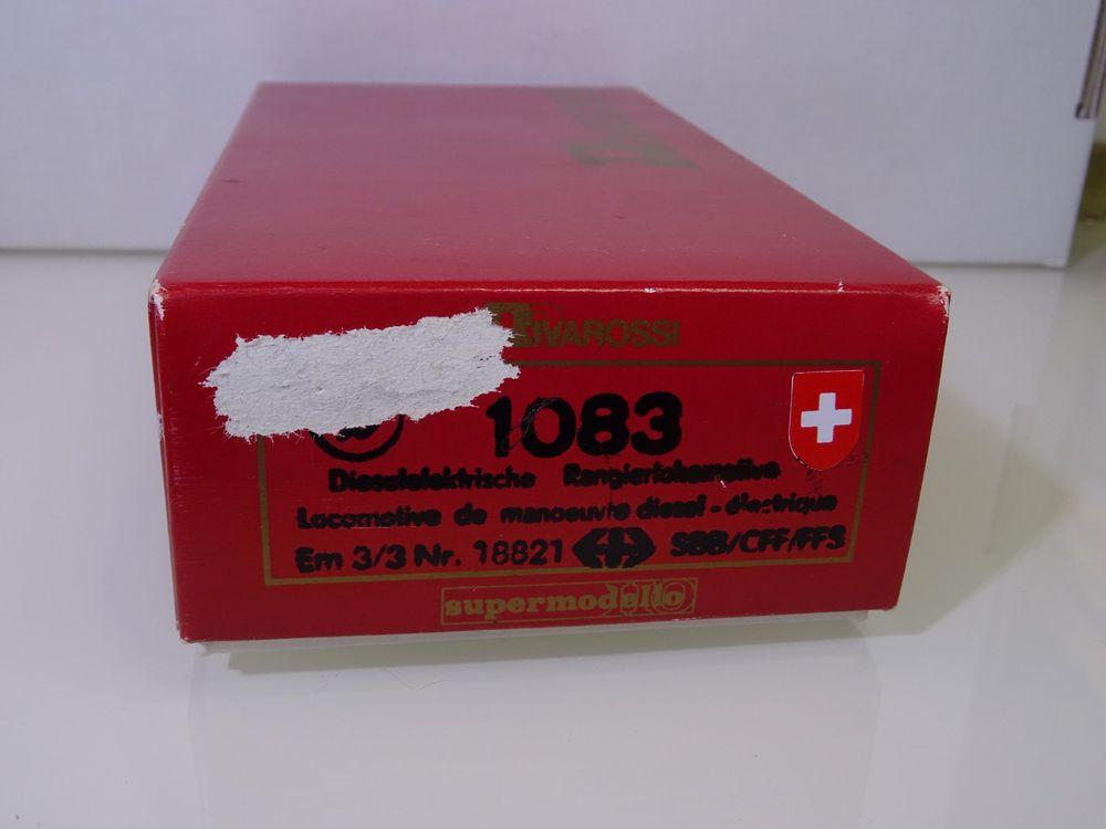 Rivarossi 1083 Em 3/3 18821 SBB CFF FFS Wechselstrom Analog (Gebraucht ...