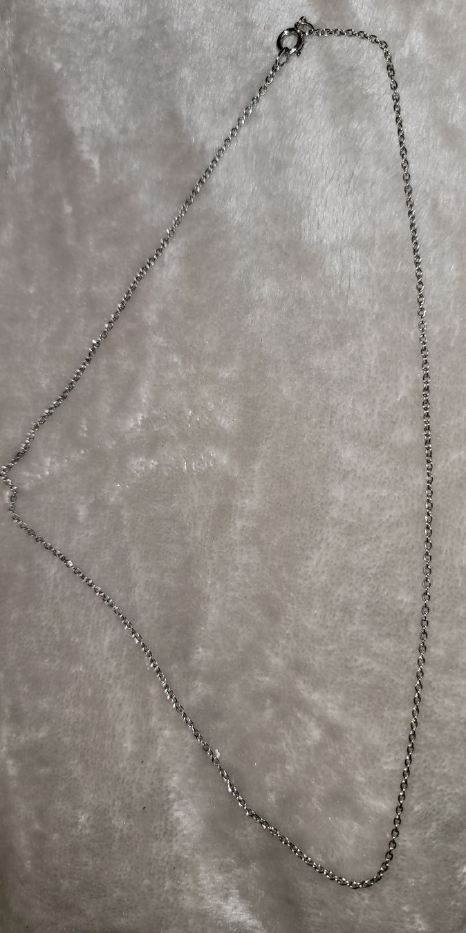 Silberkette, 45cm Länge, Collana color argento, Collier, 🎁 (Gebraucht ...