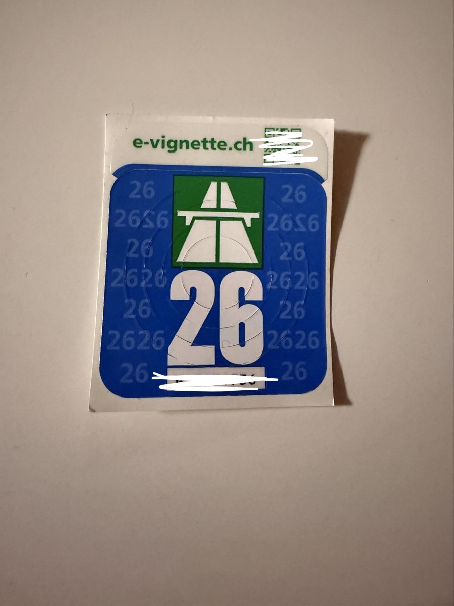 Autobahn Vignette 2026 Schweiz | gültig bis 31.01.2027 (Neu und ...
