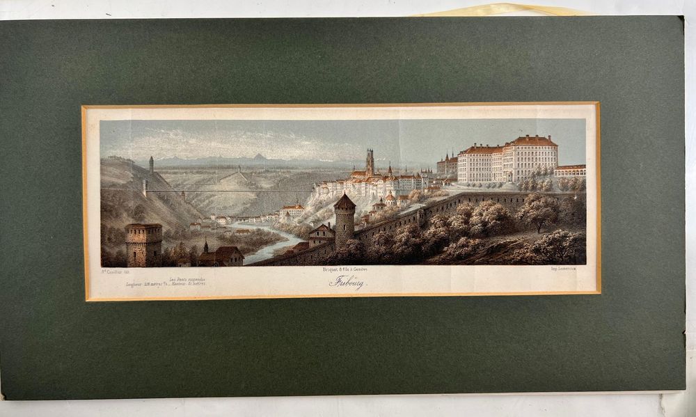 Fribourg Lithographie (Gebraucht) in Neuhausen am Rheinfall für CHF 10 – mit Lieferung auf ...