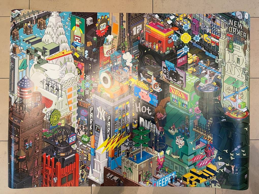 eBoy City Posters - Paris & New York - Pixel Art Pixorama (Gebraucht ...