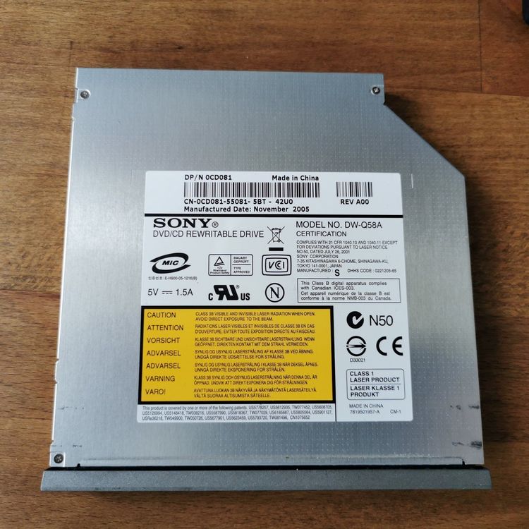 Sony DVD/CD Rewritable DW-Q58A (Gebraucht) in für CHF 9 – mit Lieferung ...