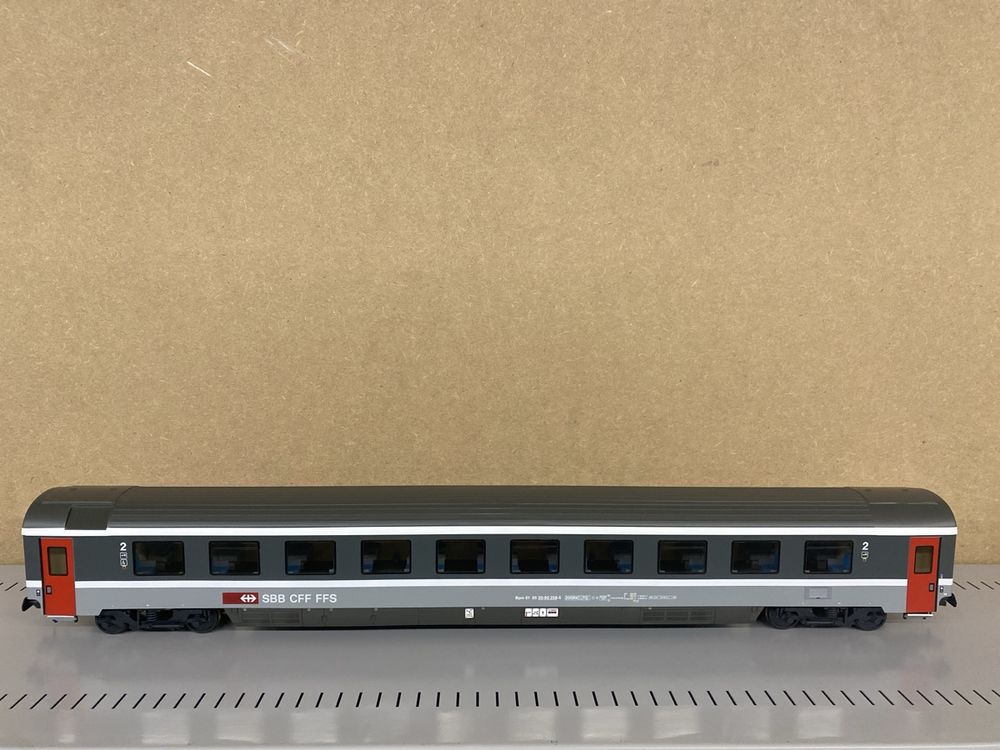 Kiss Spur 1 SBB Eurocitywagen Bpm 61 2.Kl.masstäbliche Länge (Neu (gemäss Beschreibung)) in ...