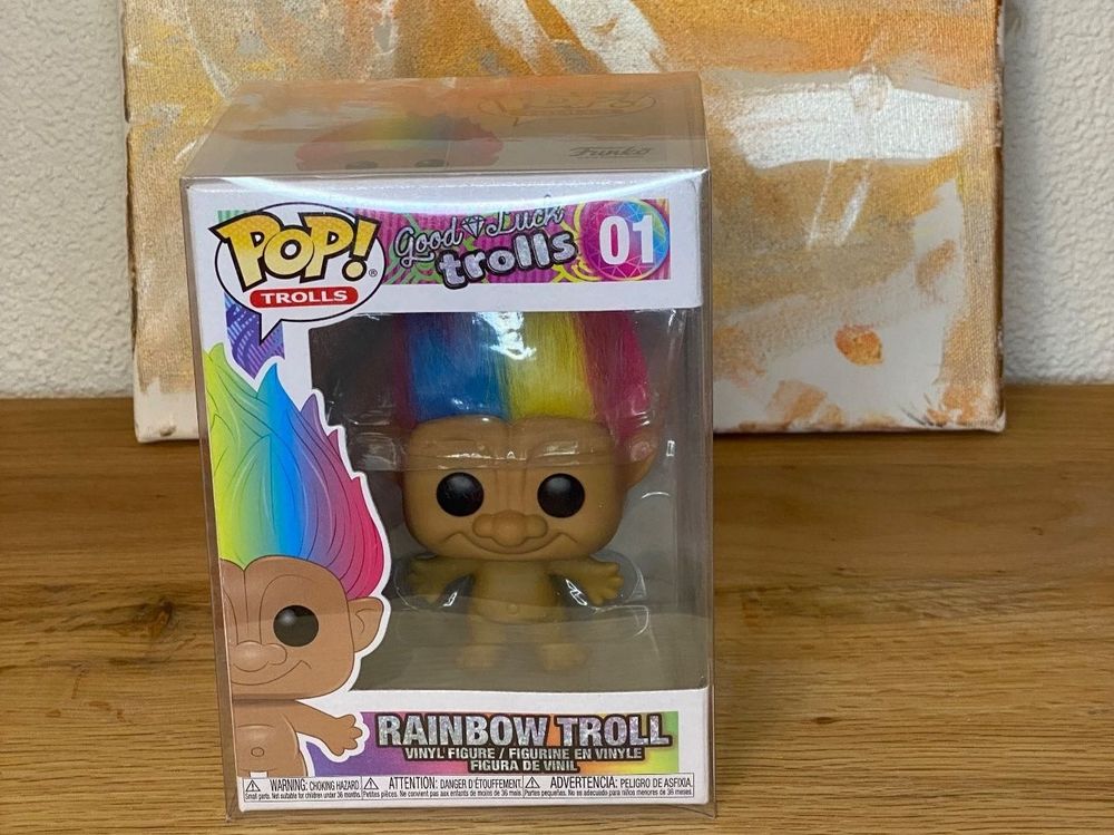 Funko Pop - Good Luck Trolls - Rainbow Troll #01 (Neu und ...