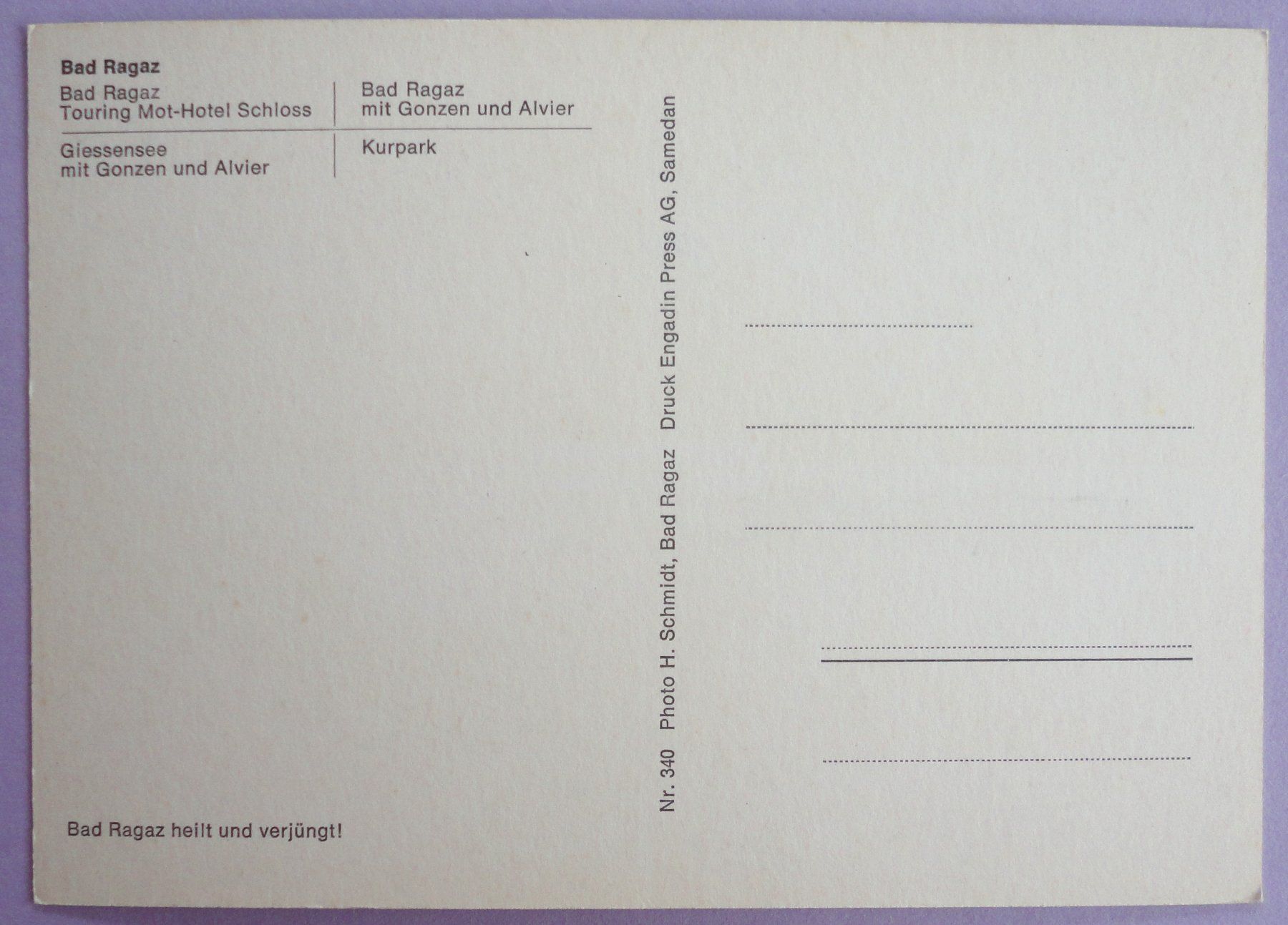 Bad Ragaz (Usato) a Fétigny per CHF 1 – con consegna | Acquista su Ricardo