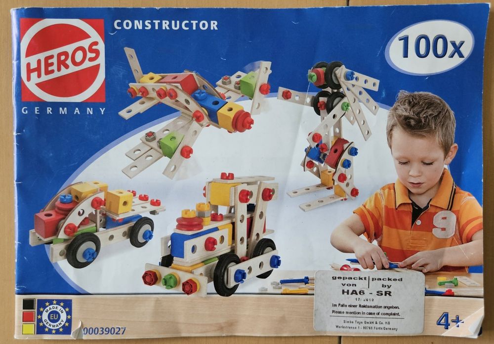 Holzbauset Heros Constructor 100-teilig (Gebraucht) in Schaffhausen für ...
