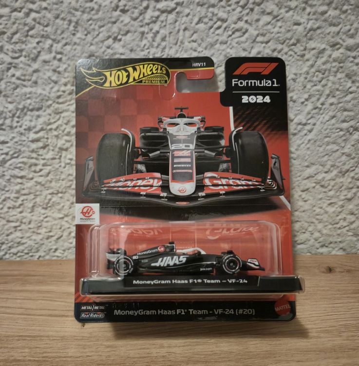 Hot Wheels Premium Formula 1 MoneyGram Haas Fl° Team - VF-24 (Neu und ...