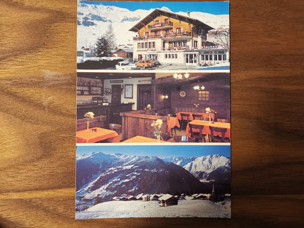 Karte Hotel Restaurant Catogne, Verbier, Valais / Wallis (Gebraucht) in ...