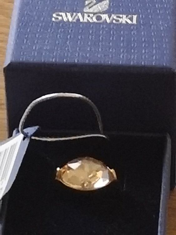 SWAROVSKI VANILLE RING VERGOLDET GR. 55 NEU** | Kaufen auf Ricardo