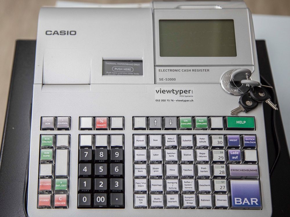 Moderne Registrierkasse Casio SE-3000 mit 30 Sparten | Kaufen auf Ricardo