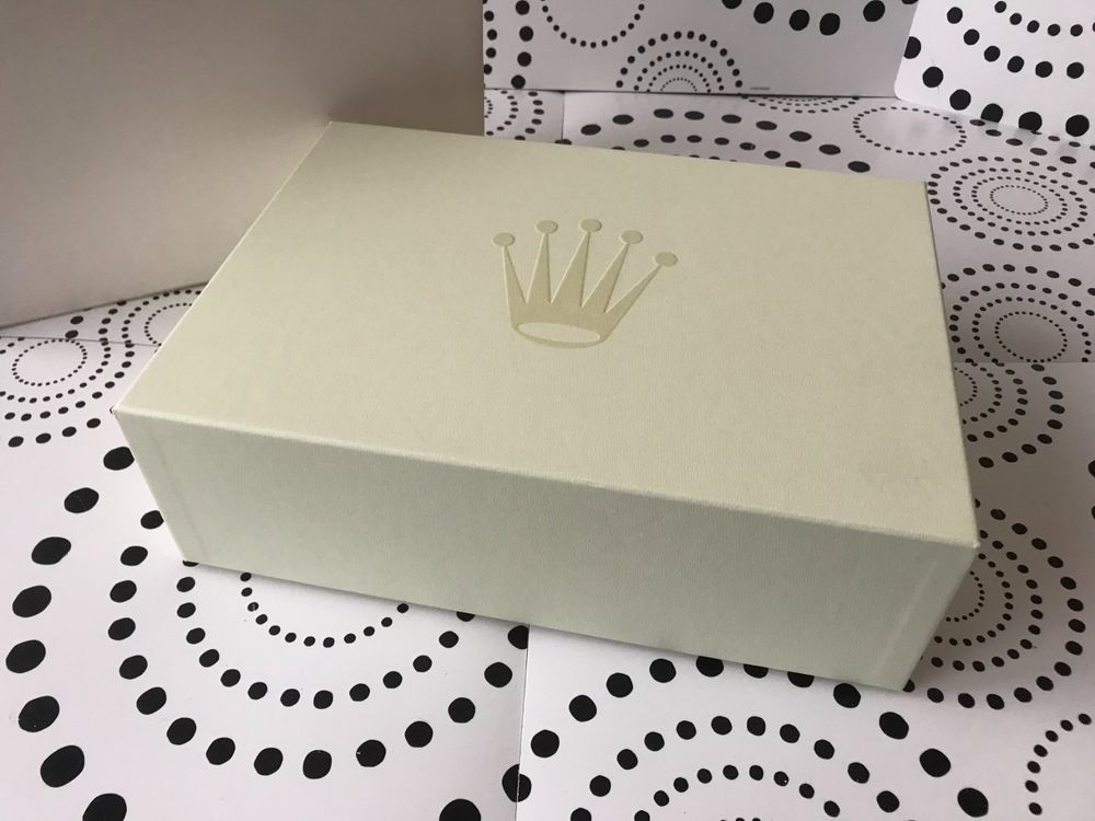 ROLEX ORIGINAL - XL MODELE WATCH CASE BOX ECRIN SCHACHTEL ! (Neu ...