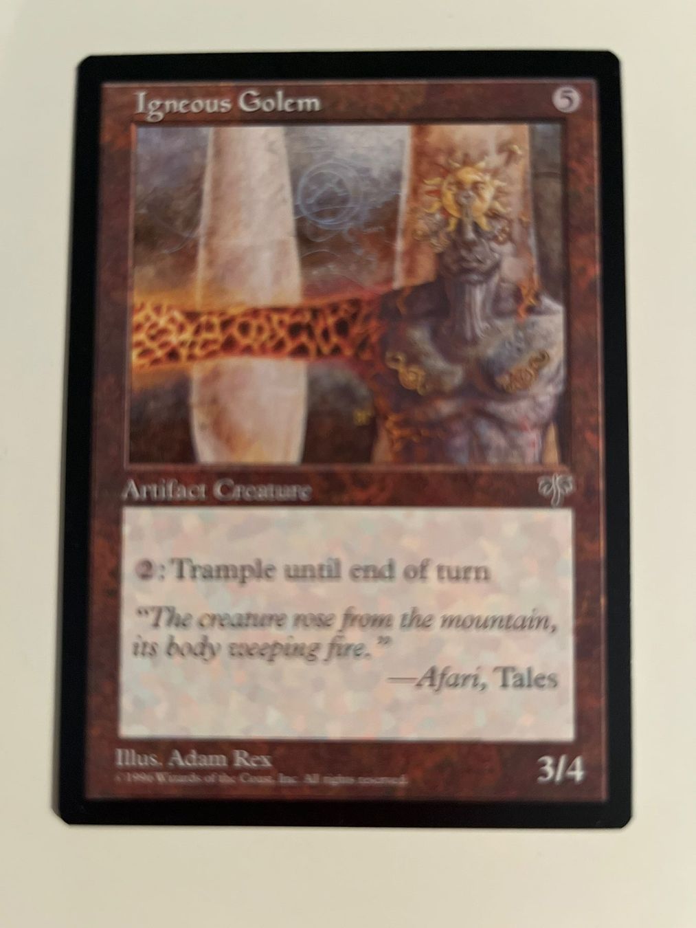 1 x Igneous Golem - Magic: The Gathering - MtG (Gebraucht) in Kriens ...