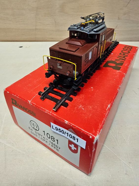 Rivarossi 1081 - SBB EL-Rangierlok Ee 3/3, Nr. 16557, braun | Kaufen ...