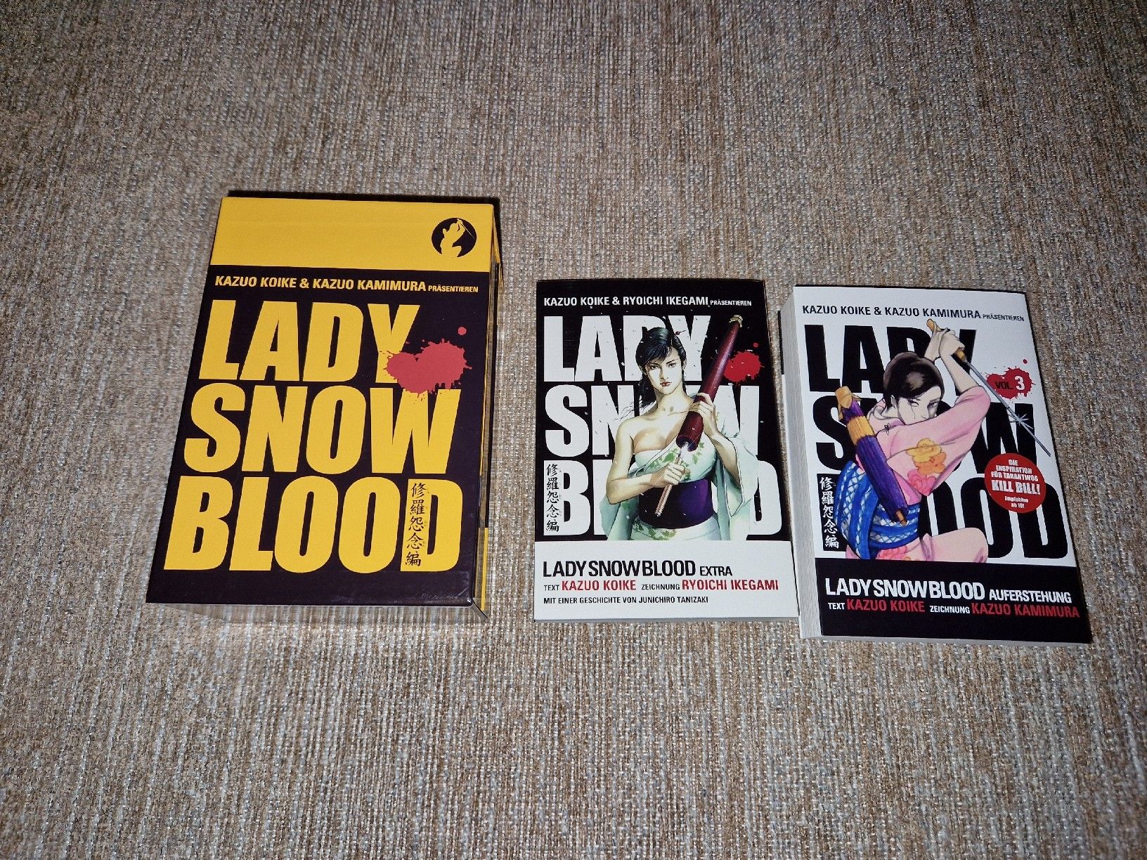 Lady Snowblood 1 bis 3 + extra Band Manga, top Zustand (Gebraucht) in ...