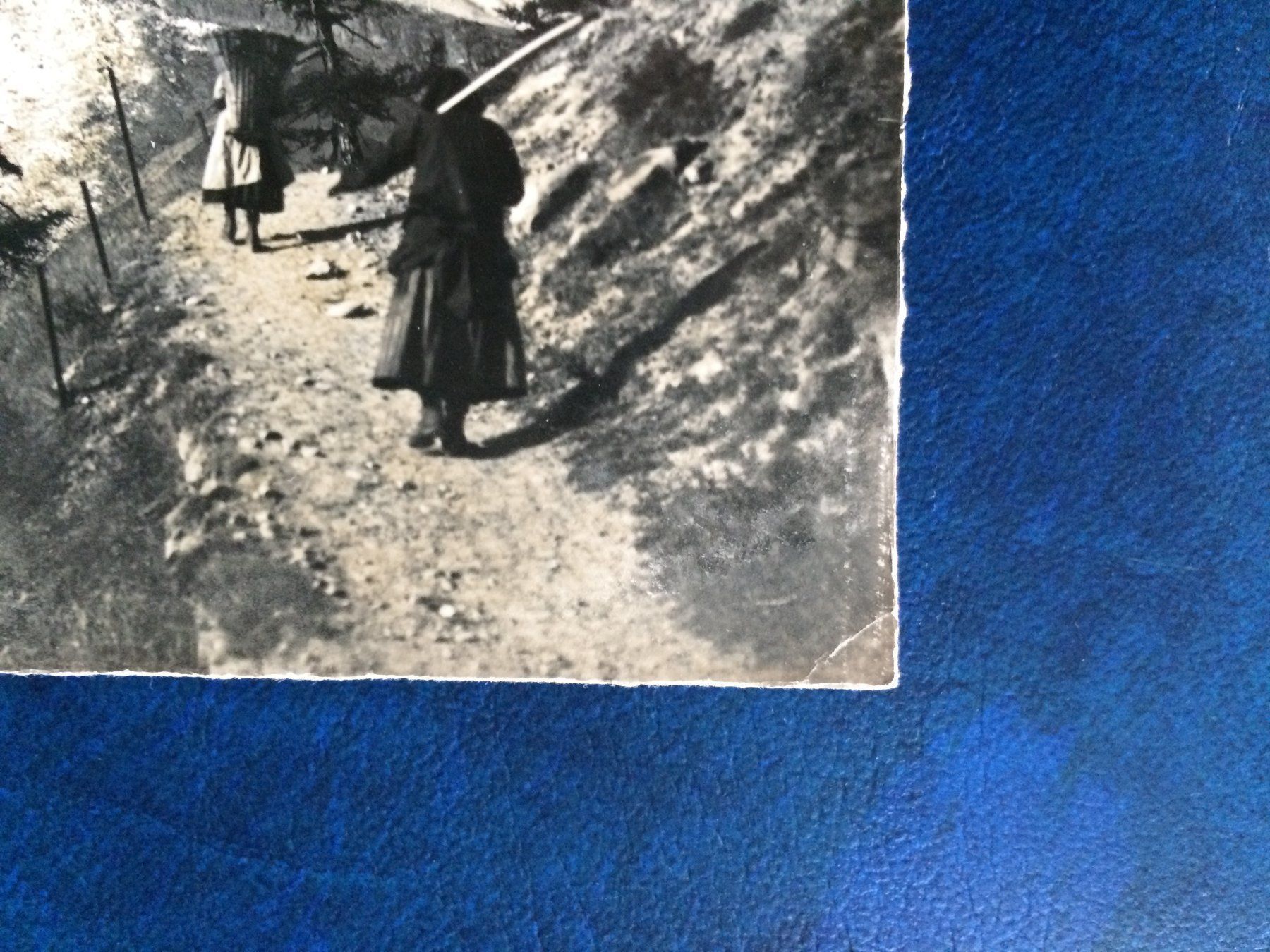 Weg nach Hannigalp Allalinhorn AK Wallis Strassen belebt (Gebraucht) in ...