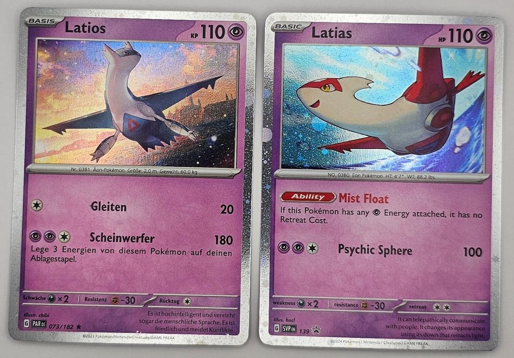Pokemon Karten Latios & Latias (Gebraucht) in Moosseedorf für CHF 7 ...