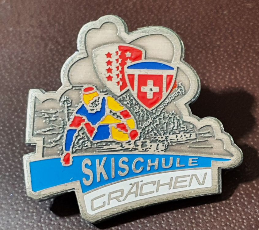 S446 - Pin Skischule Grächen Wallis Valais Schweiz Suisse (Gebraucht ...