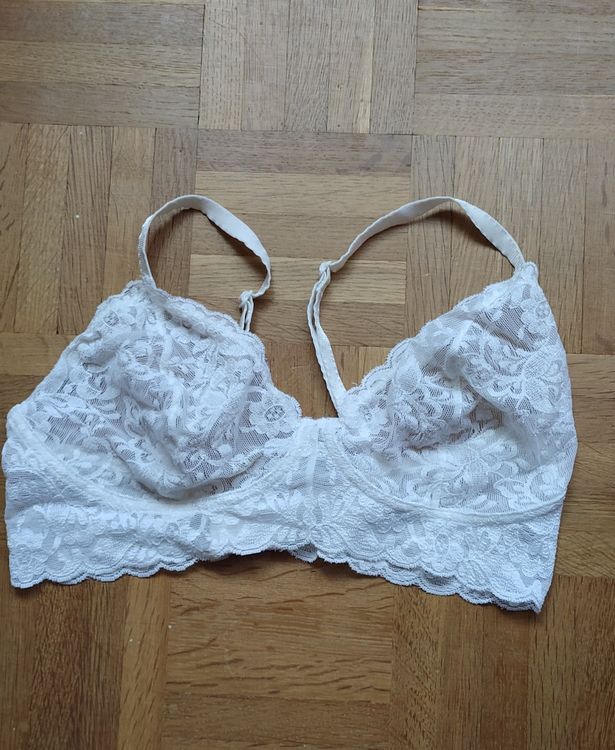 Soutien-gorge blanc en dentelle/BH weiß mit Spitzen (Gebraucht) in ...