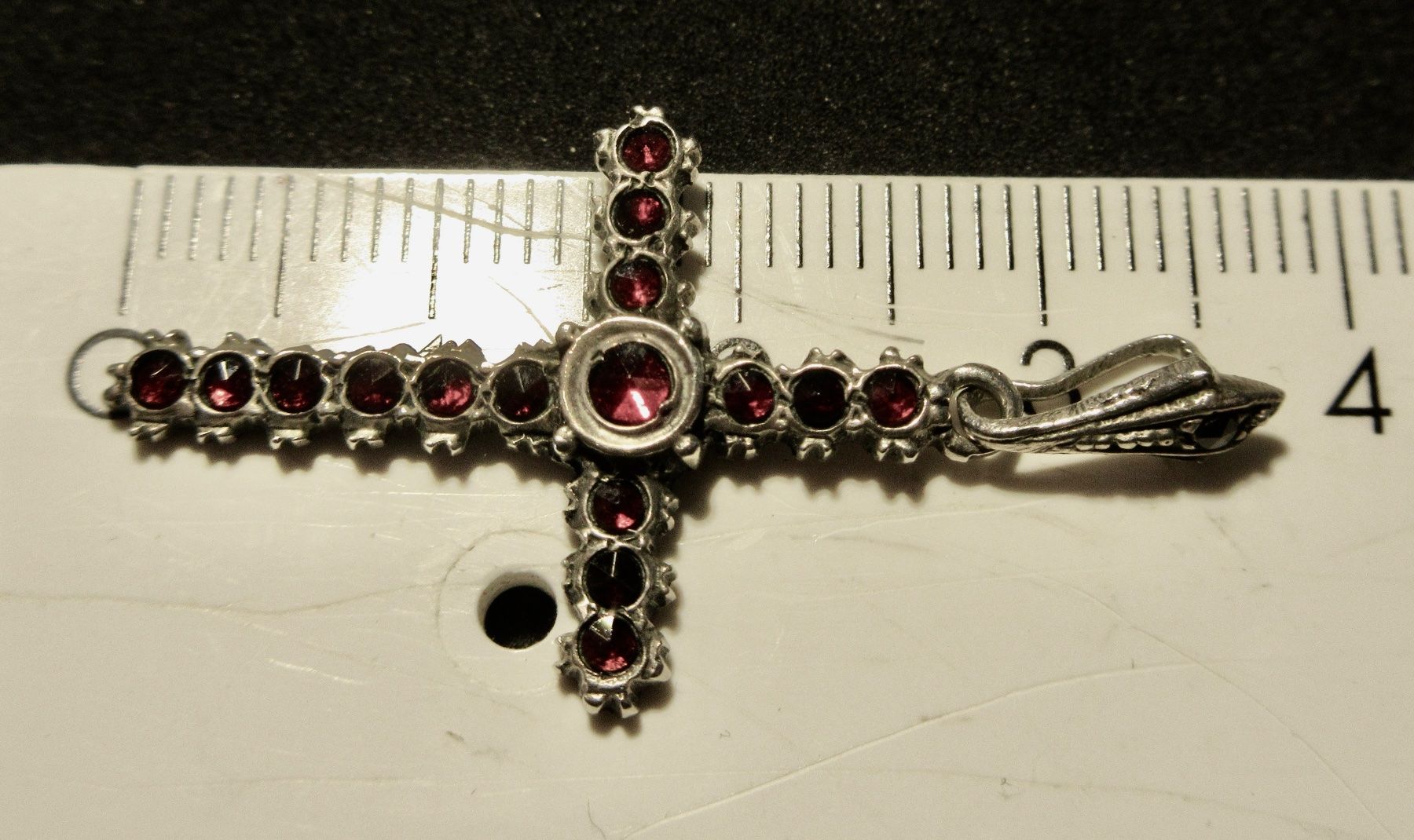 Kreuz Anhnger Silber Mit Steinen