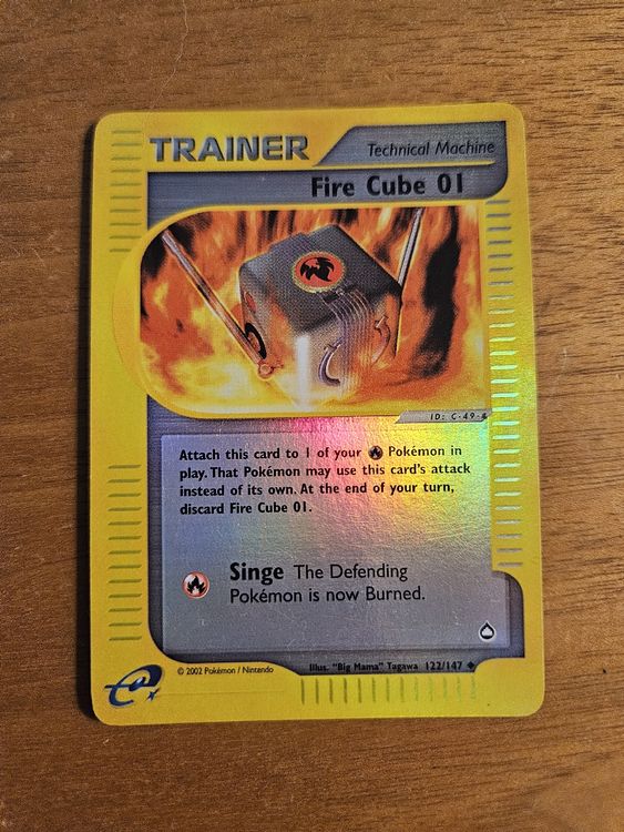 Carta Pokemon Fire Cube 01 Trainer reverse (Gebraucht) in Chiasso für ...