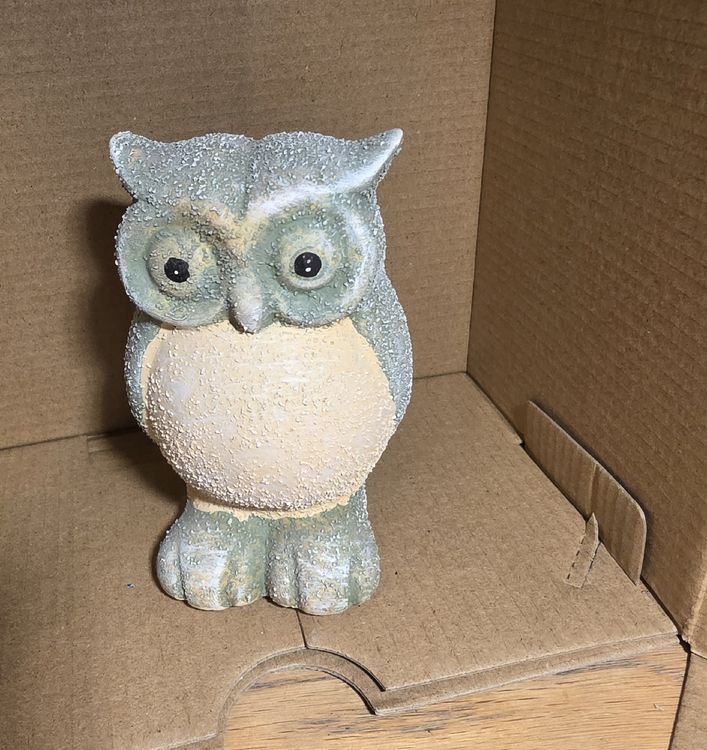 Eule aus Ton das Nass höhe her 12 cm siehe Foto (Gebraucht) in ...