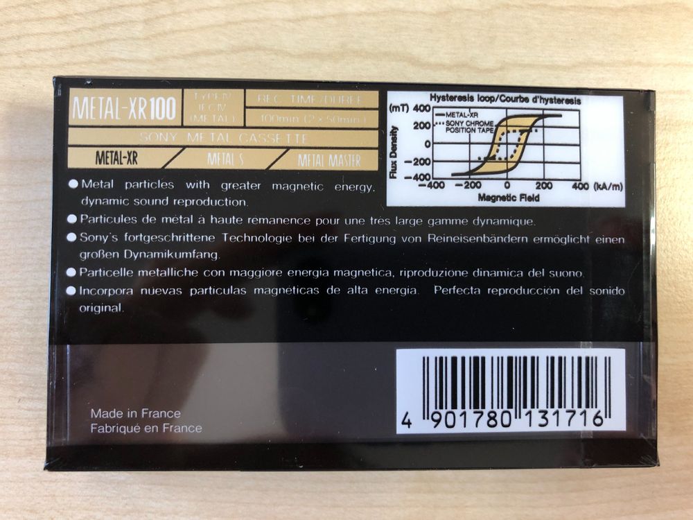 SONY Metal-XR100c selten und originalverpackt (Neu und originalverpackt) in Niederlenz für CHF ...