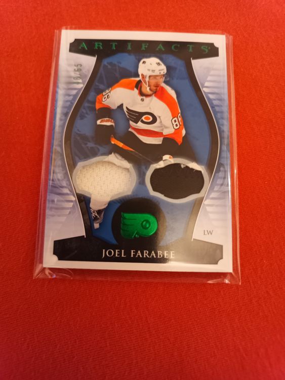 Joel Farabee Artifacts Patch 46 of 65 (Neu (gemäss Beschreibung)) in ...