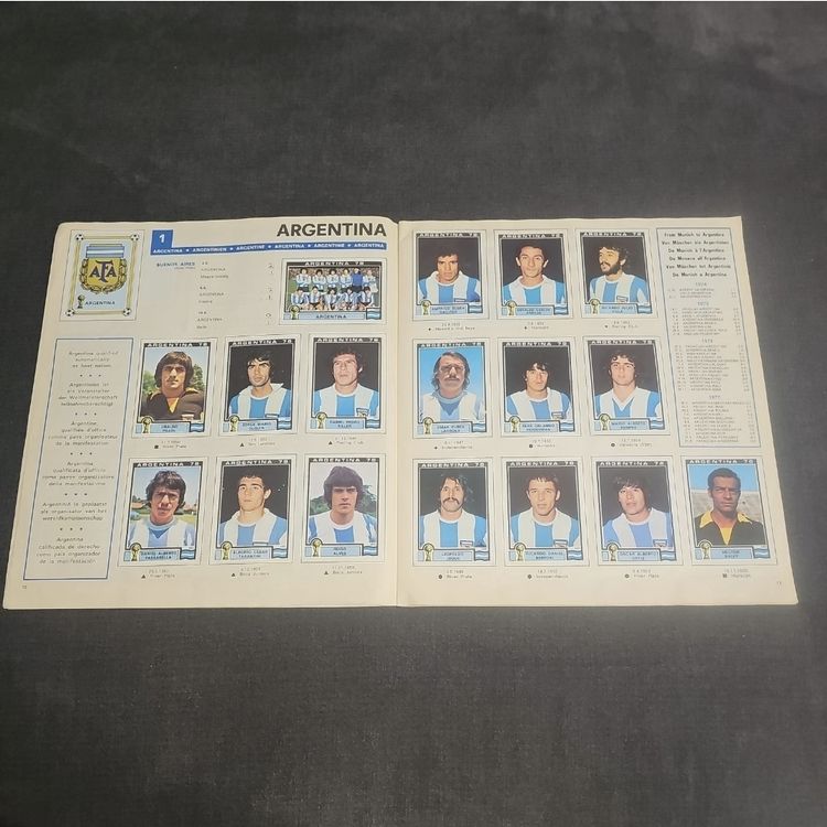 WM 1978 Panini Sticker-Album Argentinien, Komplett ULTRA RAR (Gebraucht ...