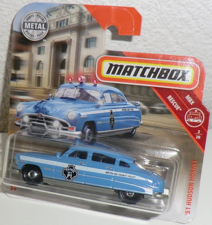 Matchbox 1951 Hudson Hornet Polizei Auto Super Cool ! (Neu (gemäss ...